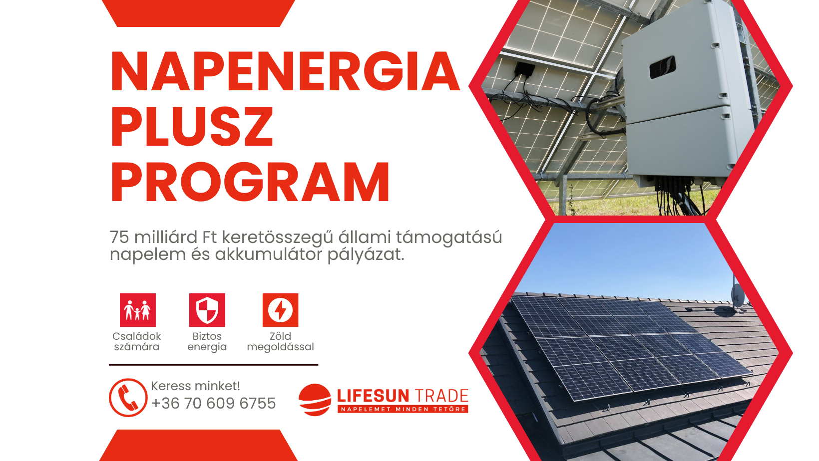 Napenergia Plusz Program 2024 - pályázz Te is napelemre | lifesuntrade.hu